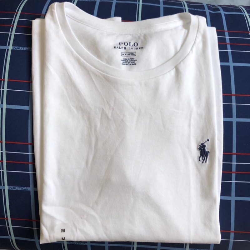 POLO Raplh Lauren 女生 短踢 短T 素色T 白色小馬 M號 165/92A | 蝦皮購物