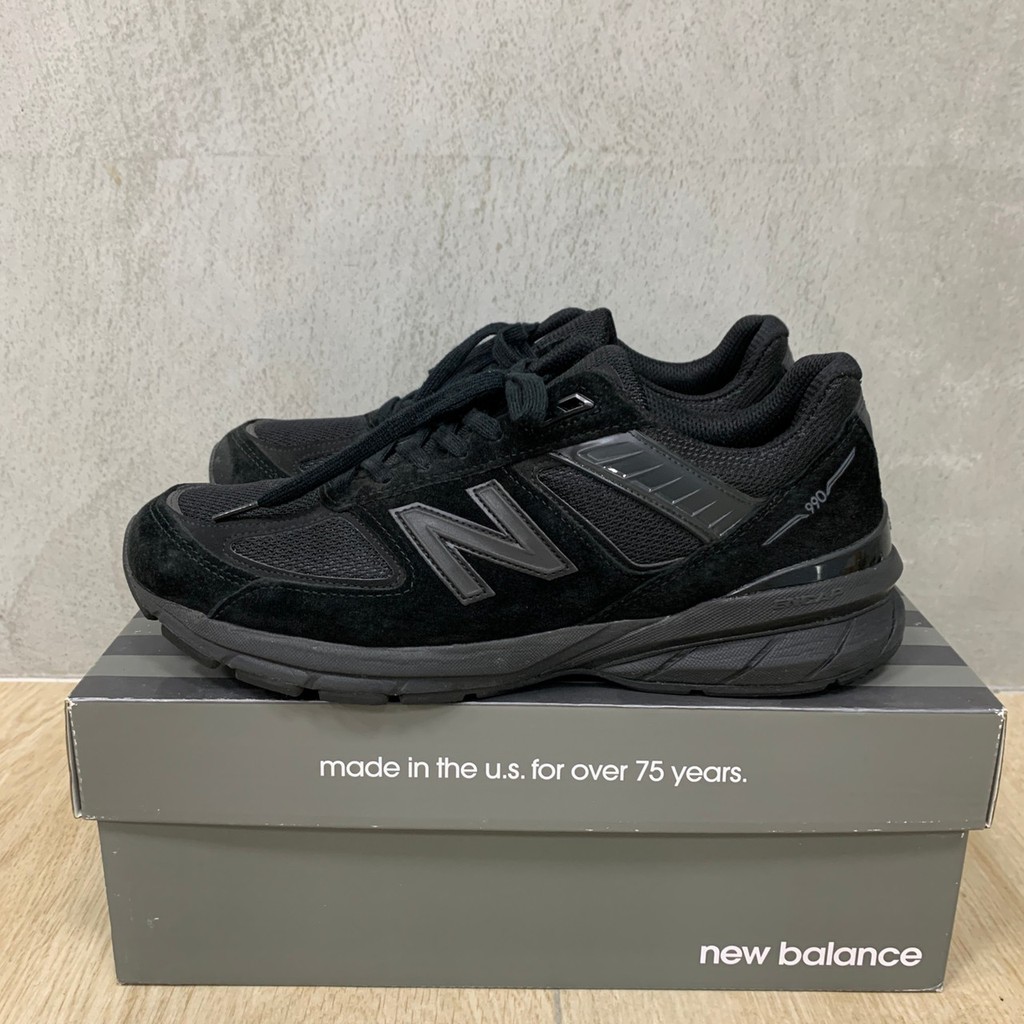 M990BB5 9.5成新 New Balance M990 V5 BB5 全黑 黑魂 US10.5 = 28.5cm | 蝦皮購物