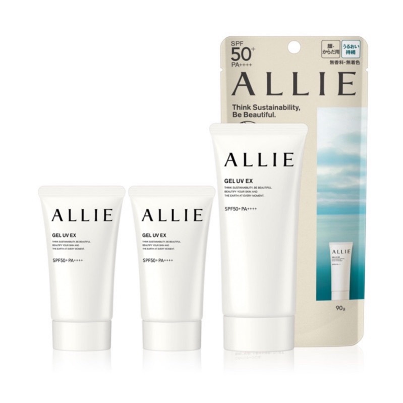 ALLIE 持采UV高效防曬水凝乳EX 90g+40g+40g熱銷組 | 蝦皮購物