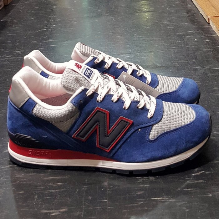 New Balance nb 996 美國製 made in U.S.A. M996CMB 藍色 灰色 紅色 美製 麂皮 | 蝦皮購物