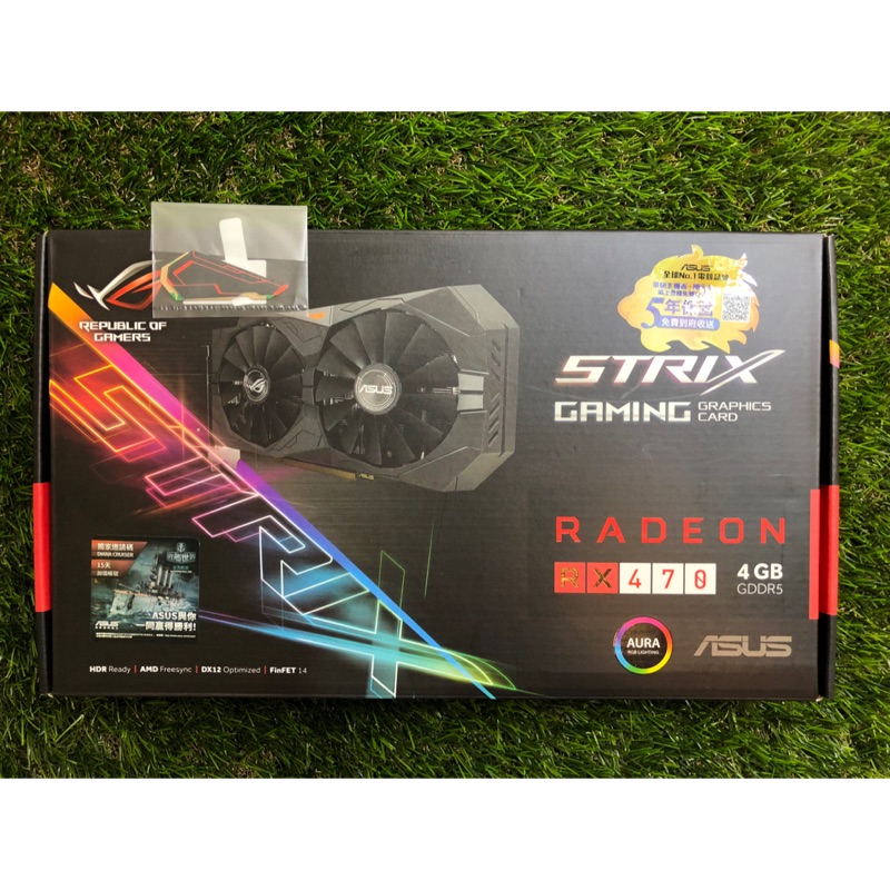 ASUS STRIX-RX470-O4G-GAMING 華碩 顯卡 AMD rx470 470 4g | 蝦皮購物