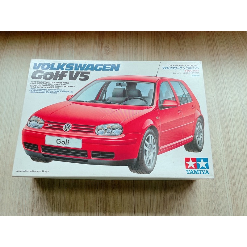 稀有絕版品 全新 1/24 Tamiya #24197 福斯 Volkswagen Golf 4代 V5 組裝模型 | 蝦皮購物