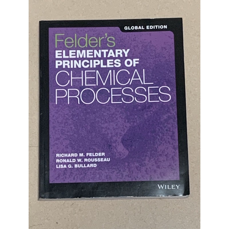Elementary Principles of Chemical Processes 4E 9781118092392 | 蝦皮購物