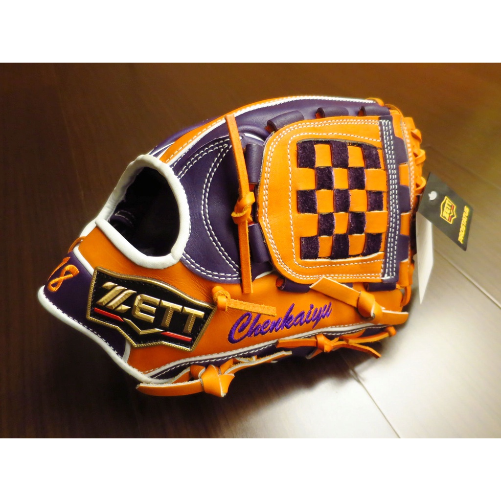 {圓圓小舖}全新日本製硬式ZETT PRO STATUS order 棒壘球手套特別訂做訂製訂作源田壯亮內野棋盤格擋紫色 | 蝦皮購物