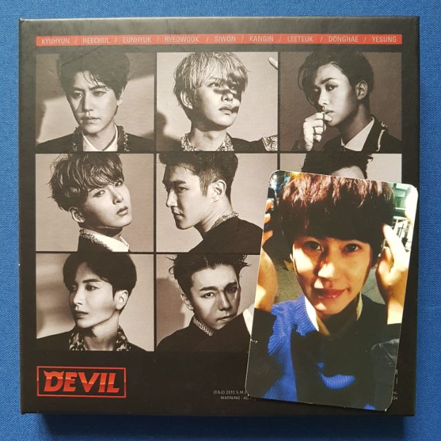 Super Junior DEVIL 十周年特別專輯 韓版 (含圭賢小卡) | 蝦皮購物