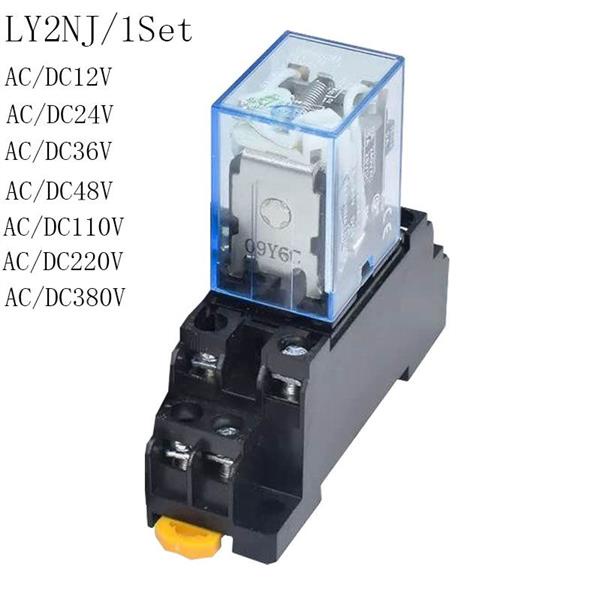 1pc LY2NJ HH62P HHC68A-2Z 電子電磁繼電器 10A 8PIN 線圈 DPDT 帶插座 AC/DC | 蝦皮購物 1pc LY2NJ HH62P HHC68A-2Z 電子電磁繼電器 10A 8PIN 線圈 DPDT 帶插座 AC/DC | 蝦皮購物