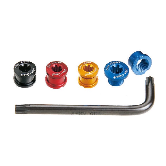 【鐵馬假期】太雅康培 DIA-COMPE TORX BOLT & NUT 單速車用 五顆 單盤 螺絲組 帶工具 黑色 | 蝦皮購物