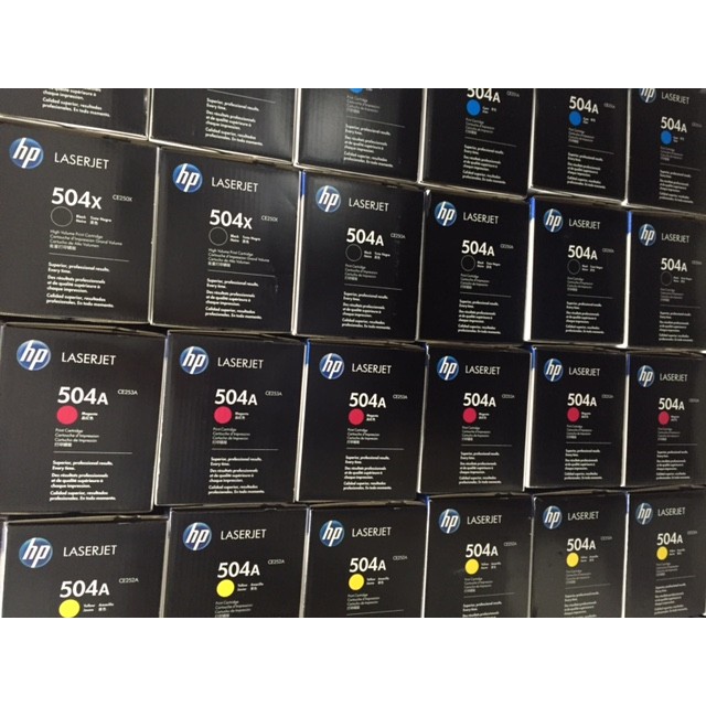 [超級碳粉] 含稅 原廠 HP 504A 全新原廠碳粉匣 CE250A CP3025 3525 504X 504 | 蝦皮購物