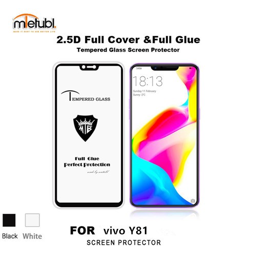 二次強化烤瓷 vivo Y81 1808 全膠 滿版 鋼化膜 | 蝦皮購物
