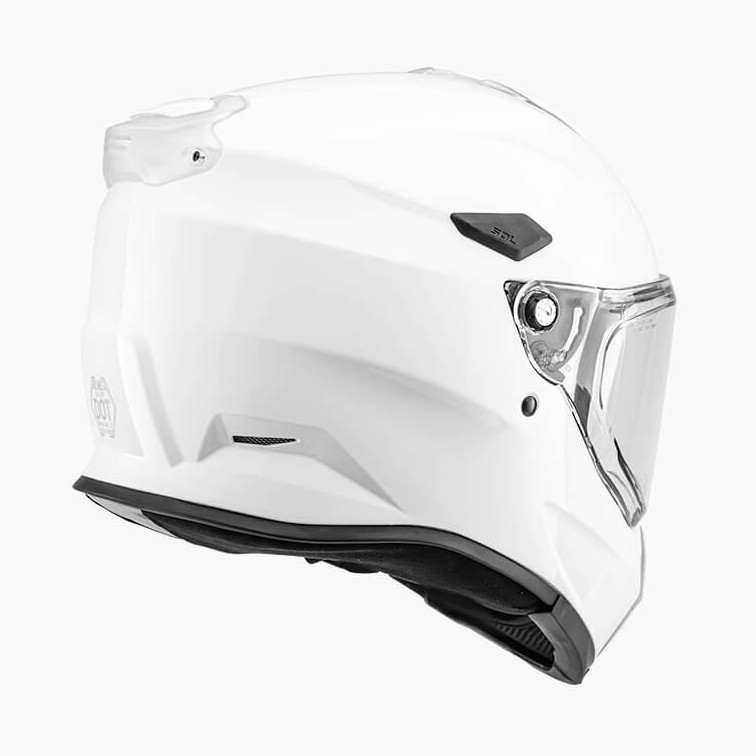 SOL SS2P SS-2P 安全帽 素色 素白 越野帽 全罩 內藏墨鏡 雙D扣 PC材質 | 蝦皮購物