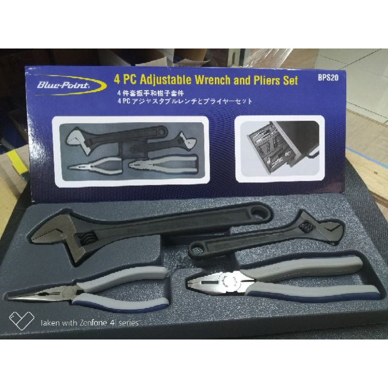 (展示品特價)航太~超跑級保修用手工具~美國名牌Blue-Point (BPS20)4件式活動扳手/鉗子組 | 蝦皮購物