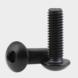 ★ASM3黑色304不銹鋼圓頭內六角螺絲 鍍黑鋅盤頭內六角螺栓456-50 | 蝦皮購物