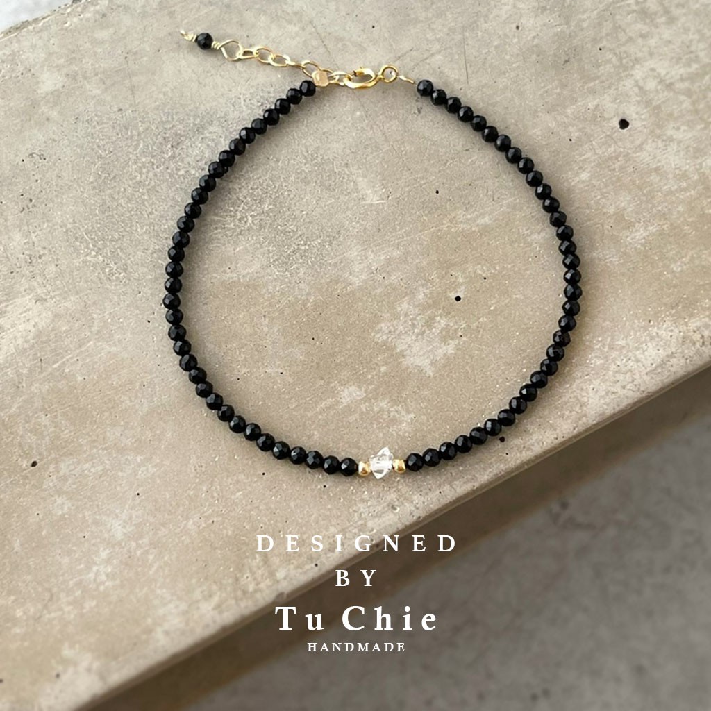 赫基蒙閃靈鑽 黑尖晶 避邪化煞 防小人 保平安 手鍊 手鏈 TUCHIE手作輕珠寶 | 蝦皮購物