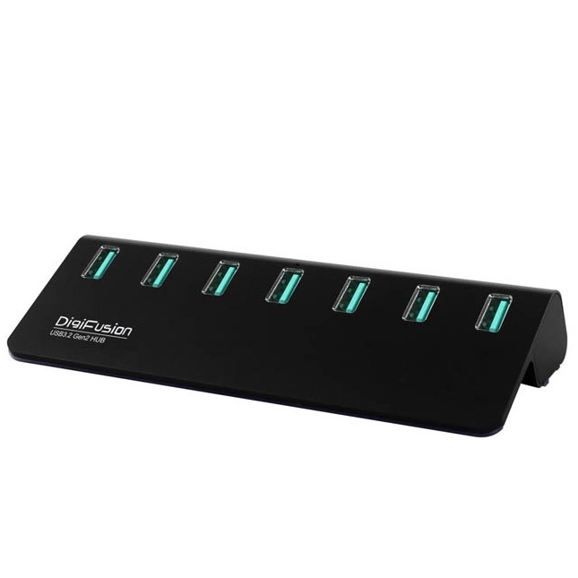 Digifusion伽利略 H718S-BK 7埠/鋁合金/10Gbps/附變壓器/USB HUB/原價屋 | 蝦皮購物