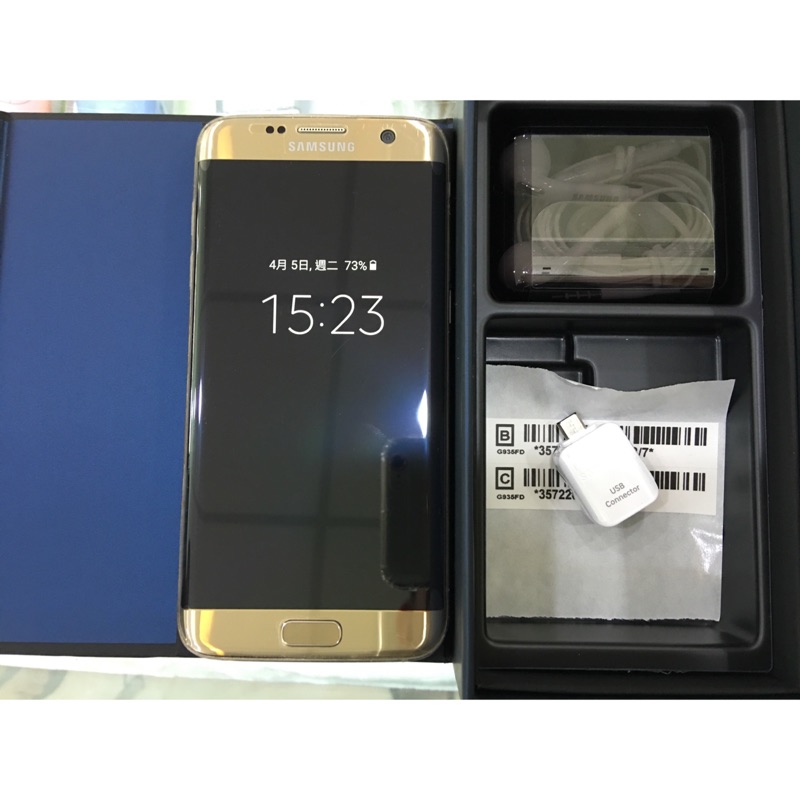 十成新全機包膜，用不到一個月⋯S7 edge 32G 金 | 蝦皮購物