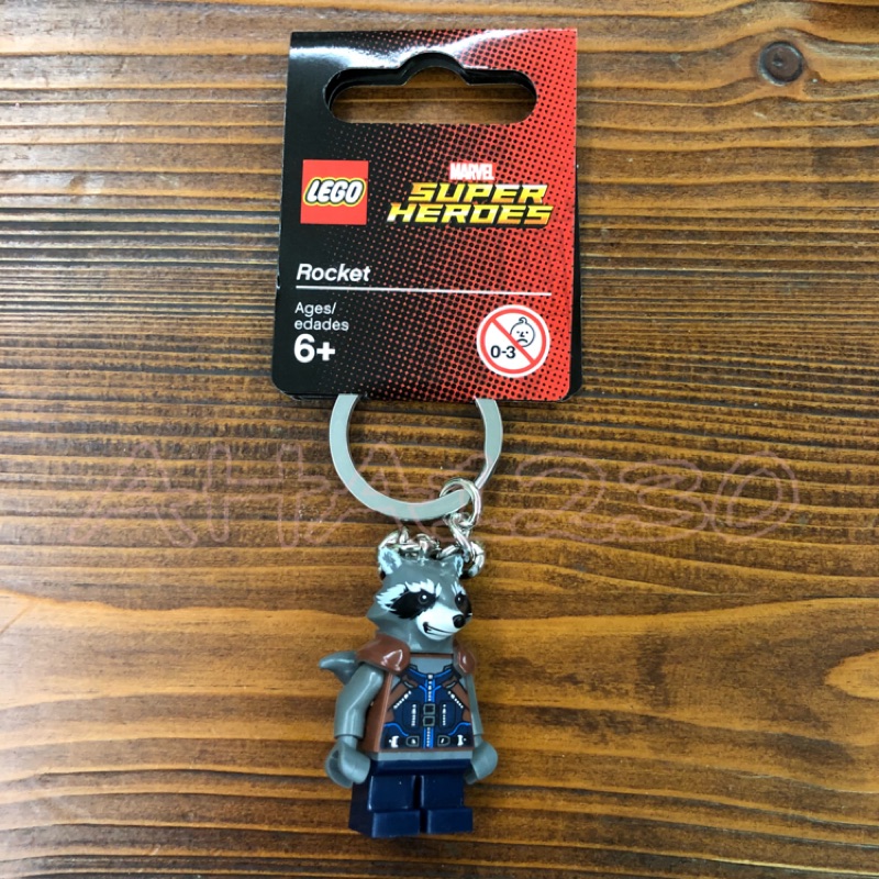 （全新正品）Lego key chain樂高鑰匙圈 ROCKET星際異攻隊 火箭熊 Superheroes系列 | 蝦皮購物