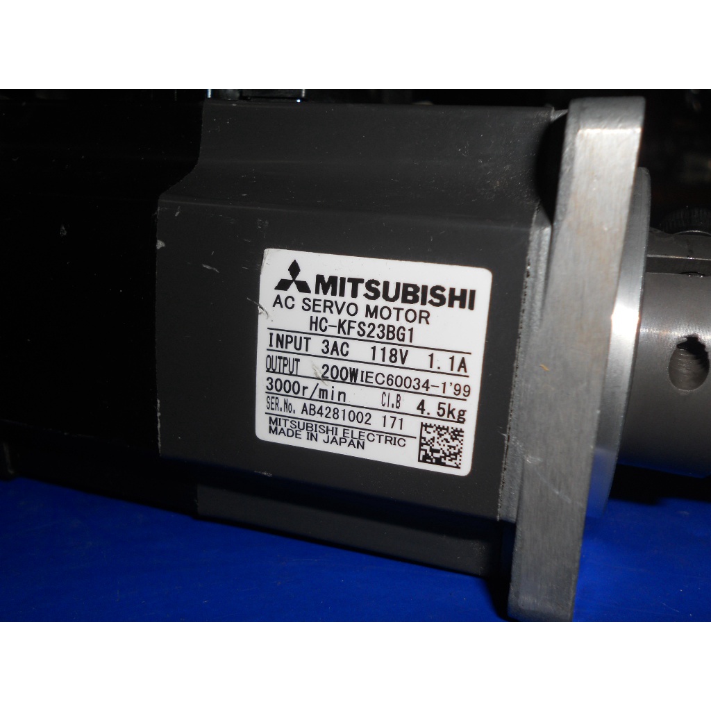 現貨 日本 三菱 Mitsubishi 伺服馬達 HC-KFS23BG1 K9012 C (H1) | 蝦皮購物