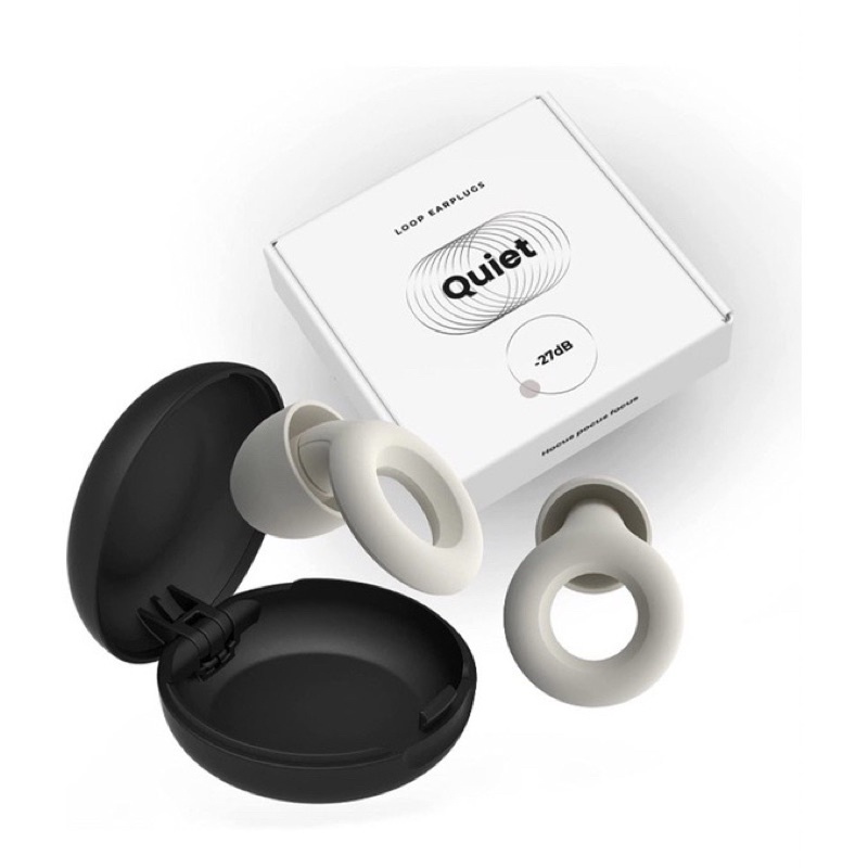 【日本正品限時降價！】Loop Quiet 睡眠耳塞 循環靜音 降噪 重複使用 可水洗 25dB (白色或紫色包裝） | 蝦皮購物