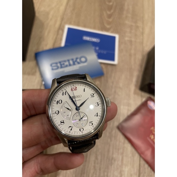 SEIKO 精工 Presage 動力儲存機械腕錶(SPB041J1)-銀/41mm limited edition | 蝦皮購物