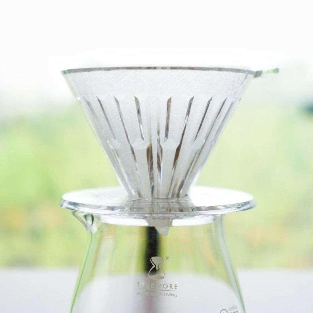【沐湛伍零貳】TimeMore 泰摩 冰瞳濾杯 錐形濾杯 耐熱樹脂材質 手沖咖啡 V60、KONO、星芒 濾紙皆可適用 | 蝦皮購物