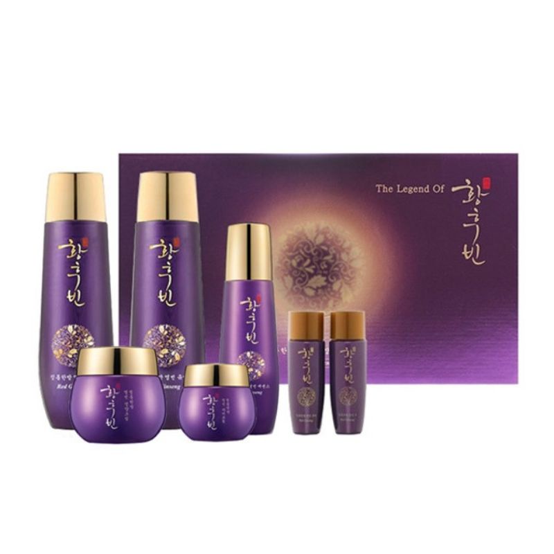 韓國HWANG HOO BIN 傳統漢方紅蔘基礎保養套組 5件套組 | 蝦皮購物