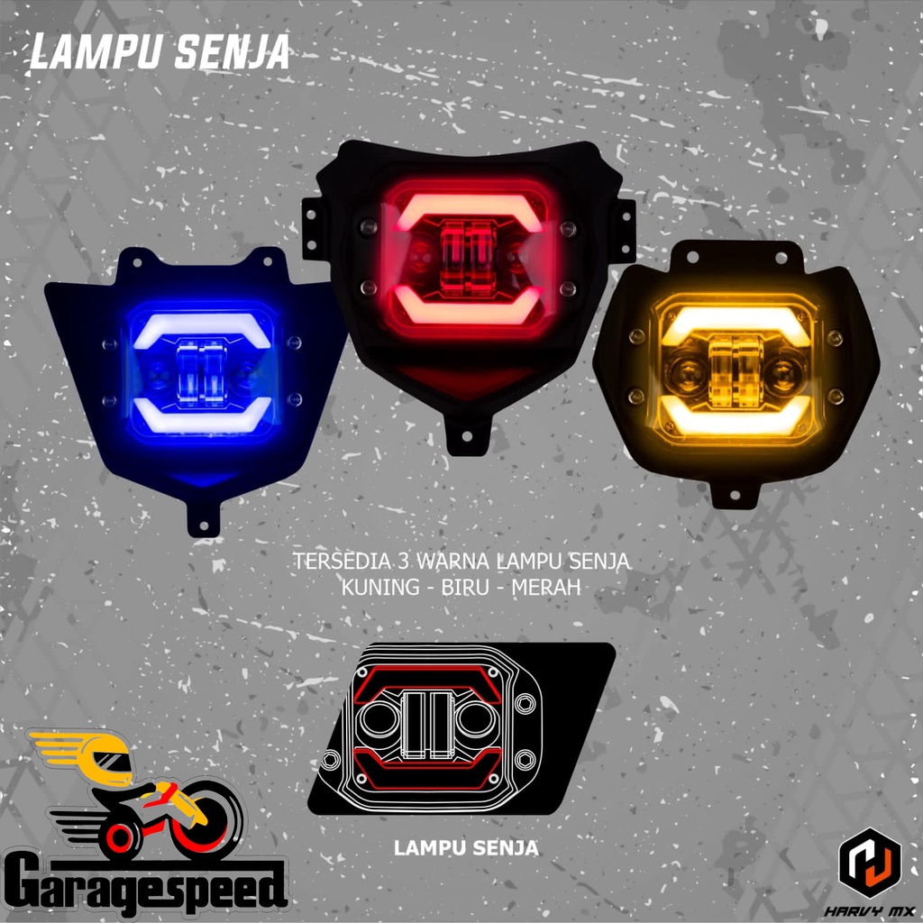 Daymaker KLX 150 CRF 150 WR 155 DTRACKER 150 LED 反光頭燈 | 蝦皮購物