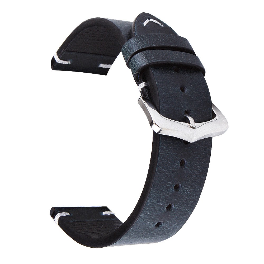 MIETAN-批發 頭層牛皮錶帶 油蠟復古牛皮錶帶 油性變色軟性手錶帶 男士商務錶帶 18 19 20 21 22mm | 蝦皮購物