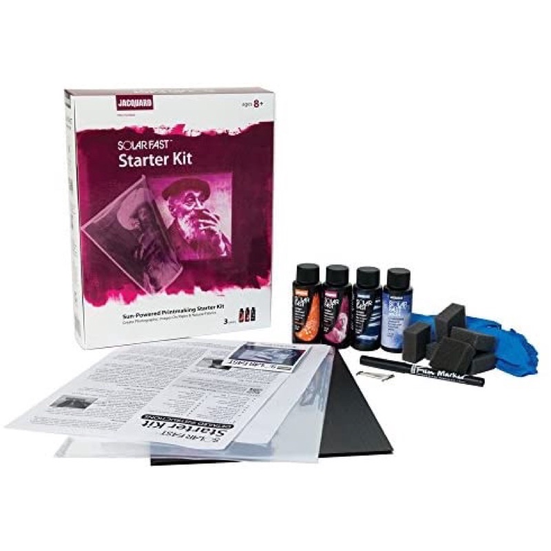JACQUARD SolarFast Starter Kit JSD9000 太陽能版畫入門套組 紙張 織物 帆布 衣服 | 蝦皮購物