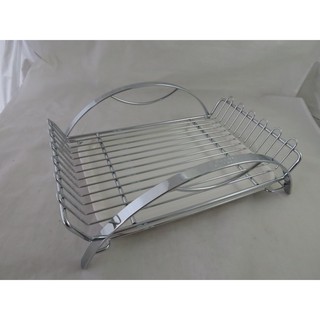 台灣製造18-8不鏽鋼桌上型置物盤架(附滴水盤)ST3008D/餐具滴水架/瀝水架 | 蝦皮購物