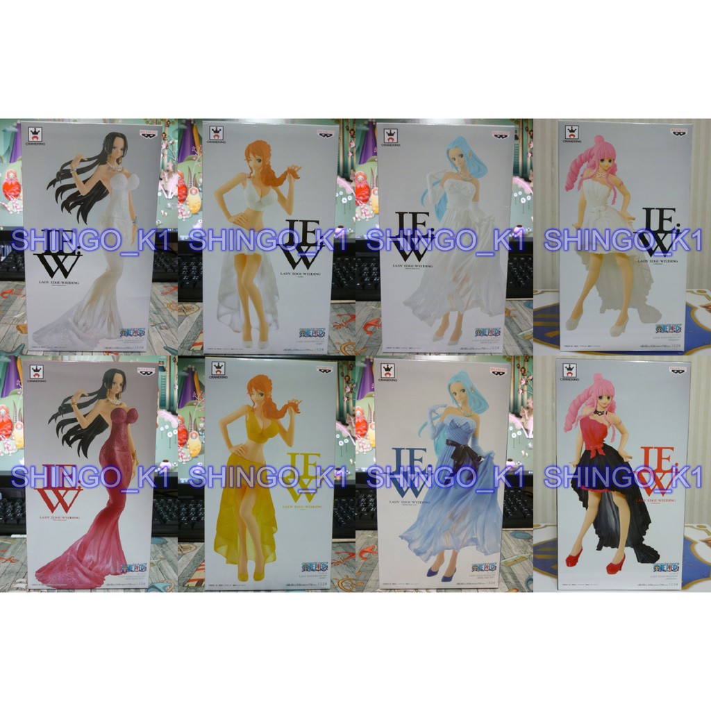 海賊王 景品 LADY EDGE WEDDING 女帝 娜美 薇薇 培羅娜 婚紗 | 蝦皮購物