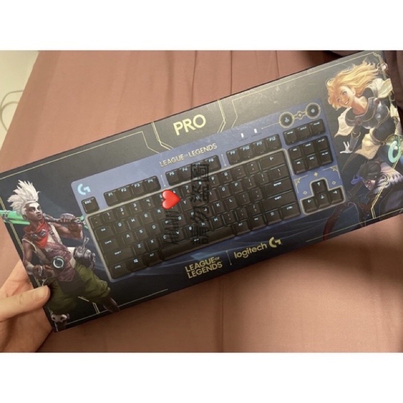 lol 英雄聯盟x logitech 羅技 機械式有線鍵盤 誠可小議(已預訂) | 蝦皮購物