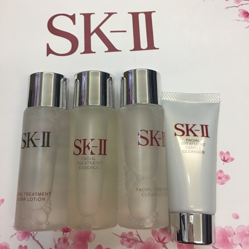 SK-II 亮采化妝水60ml+青春露30ml+潔面乳20g一組 | 蝦皮購物