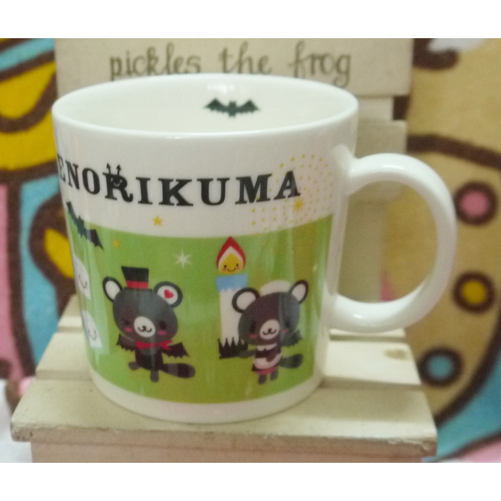 日版【Sanrio】限定※TENORIKUMA拿鐵熊/咖啡熊※日本製【拿鐵熊蝙蝠造型】陶瓷馬克杯 | 蝦皮購物