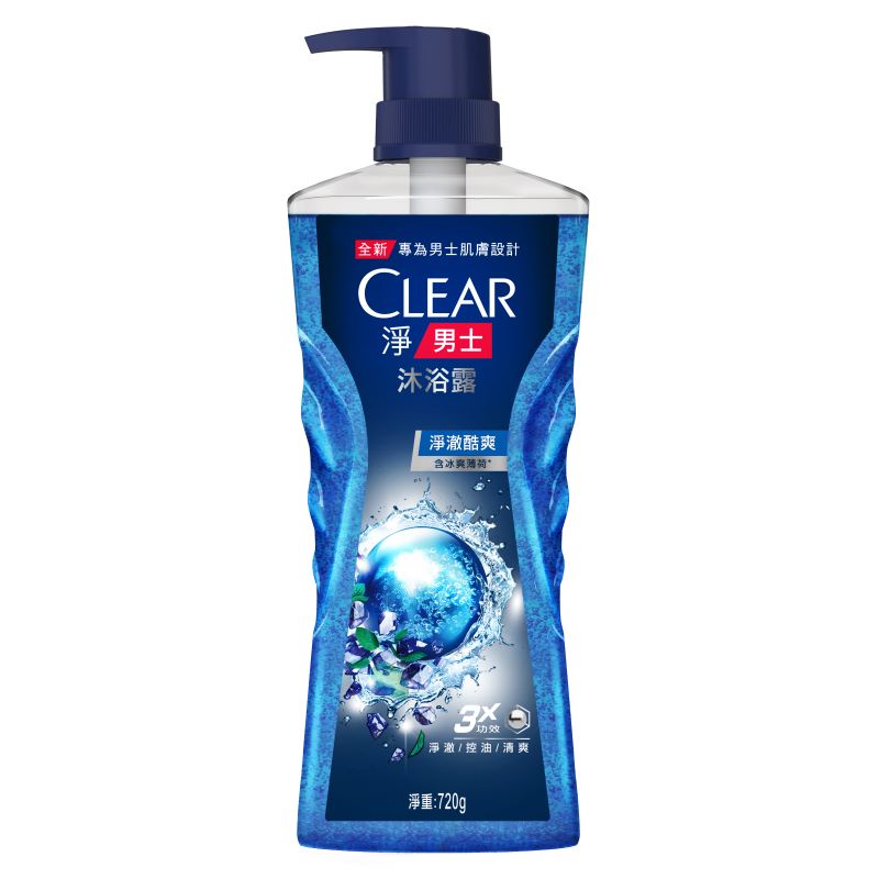 CLEAR淨 男士淨澈酷爽沐浴露 720g【家樂福】 | 蝦皮購物