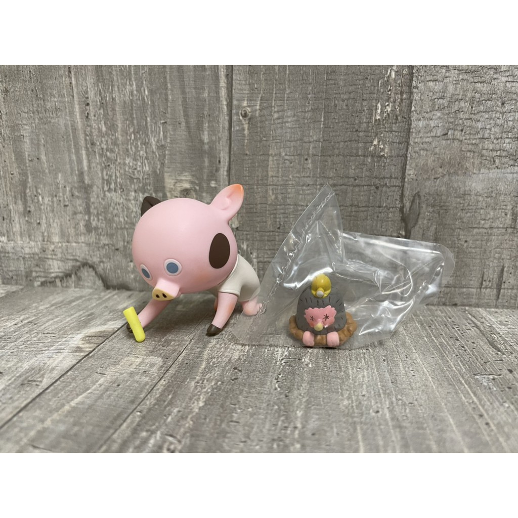 PopMart 泡泡瑪特 小川耕平 BG BEAR How2work BG熊 小豬 | 蝦皮購物