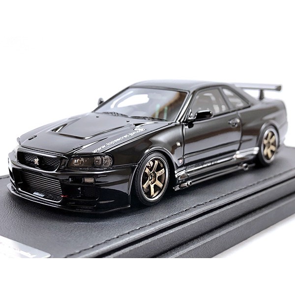 【秉田屋】現貨 Ignition Ig Model Top Secret GT-R R34 Nissan 黑 1/43 | 蝦皮購物