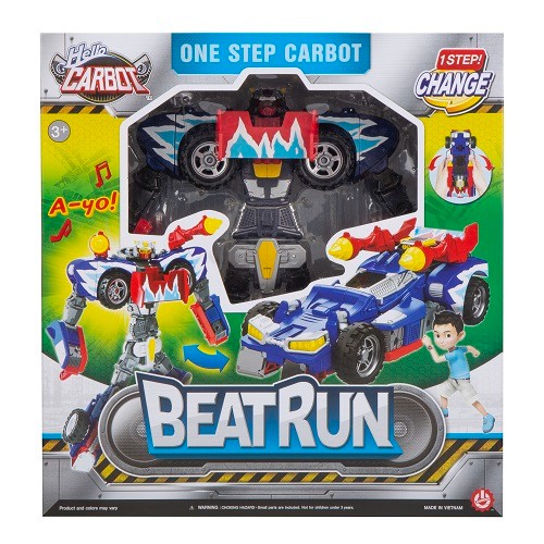 麗嬰 正版 HELLO CARBOT 衝鋒戰士 激速躍動 BEATRUN 變形機器人 | 蝦皮購物