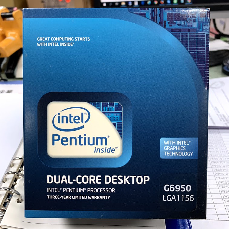 【Intel】盒裝100%全新處理器 G6950(腳位LGA1156) | 蝦皮購物