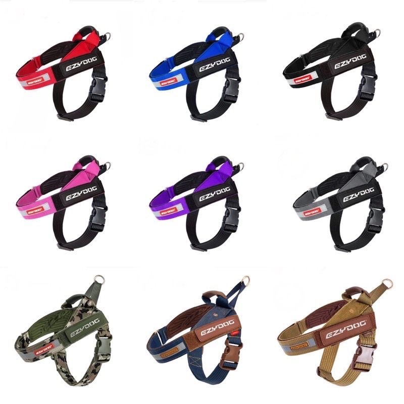 EZYDOG 秒穿胸背帶XS~XXL尺寸 (紅/黑/藍/紫/粉/灰/迷彩/丹寧) | 蝦皮購物