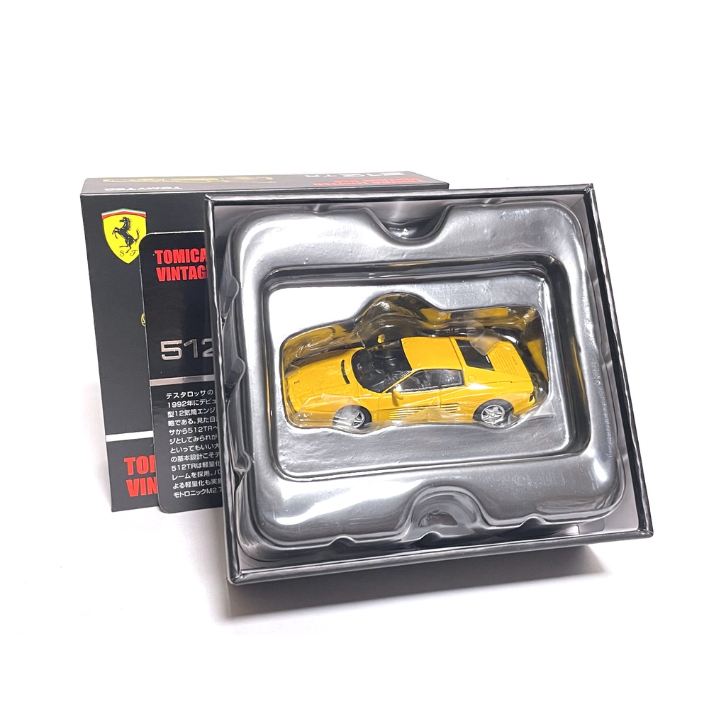 Tomytec TLV Ferrari 512 TR 黃 初回限定 絕版 稀有 | 蝦皮購物