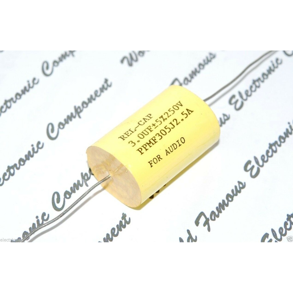 1個 - 美國REL-CAP PPMF 3uF 250V 5% PPMF305J2.5A 臥式 金屬膜電容 | 蝦皮購物