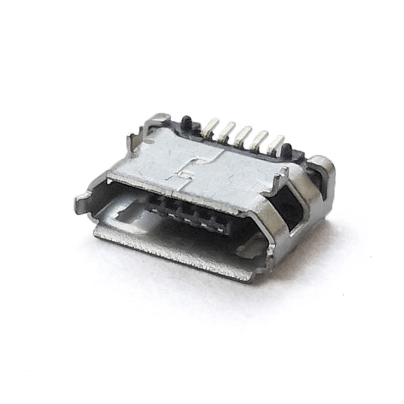 50個/份 5Pin Micro-B SMD Micro USB 連接器母端口插孔尾插座插頭適用於 Android 手機 | 蝦皮購物