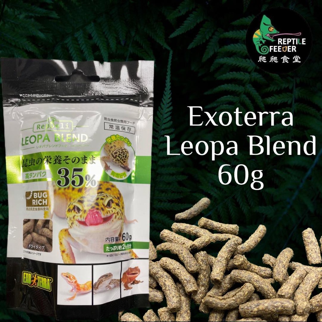 赫根HAGEN/GEX/EXO TERRA/Leopa Blend 守宮飼料 60g 豹紋 肥尾守宮 兩棲爬蟲 乾飼料 | 蝦皮購物