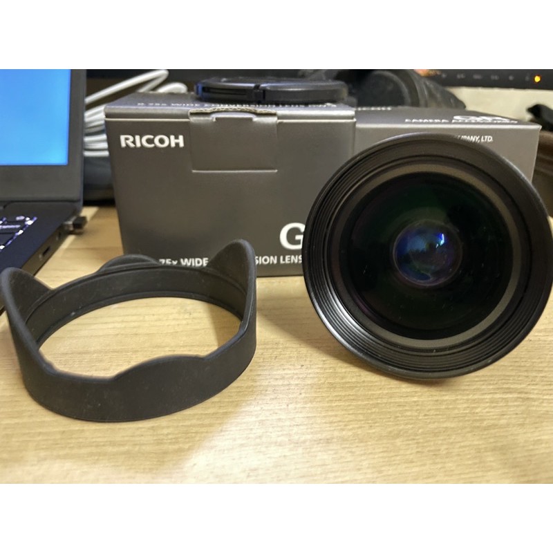 RICOH GRlll 廣角鏡+轉接環（GW-4 + GA-1 ）9.9成新 gr3專用 | 蝦皮購物