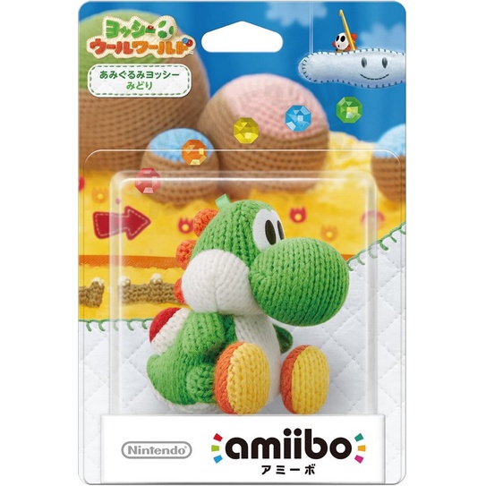 任天堂 AMIIBO NFC SWITCH NS 耀西的毛線世界 毛線耀西 綠色 GREEN YARN YOSHI 台中 | 蝦皮購物