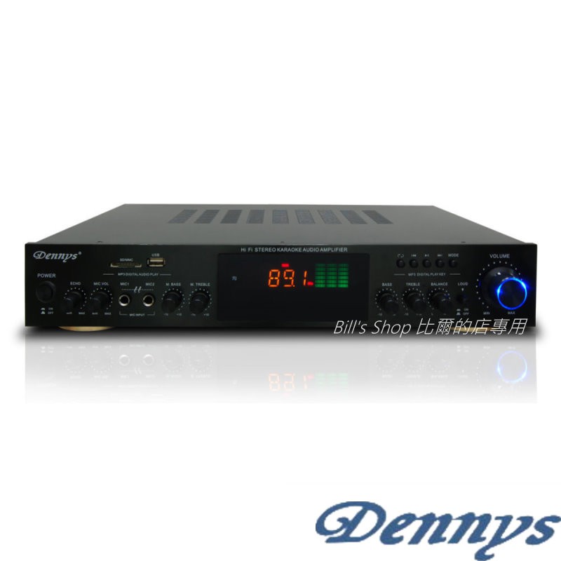 Dennys 5.0聲道 藍牙 USB SD多媒體擴大機 AV-70BT | 蝦皮購物