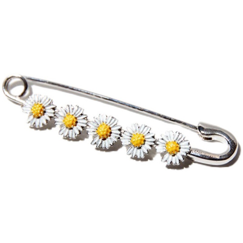 全新限量免運GD權志龍Peaceminusone PMO DAISY SAFETY PIN PMO雛菊純銀別針胸針 | 蝦皮購物