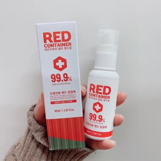 效期已過 特價 出清 現貨 含稅 韓國 RED Container 乾洗手 酒精 潔淨護手 乾洗手凝膠 60ml 保濕 | 蝦皮購物