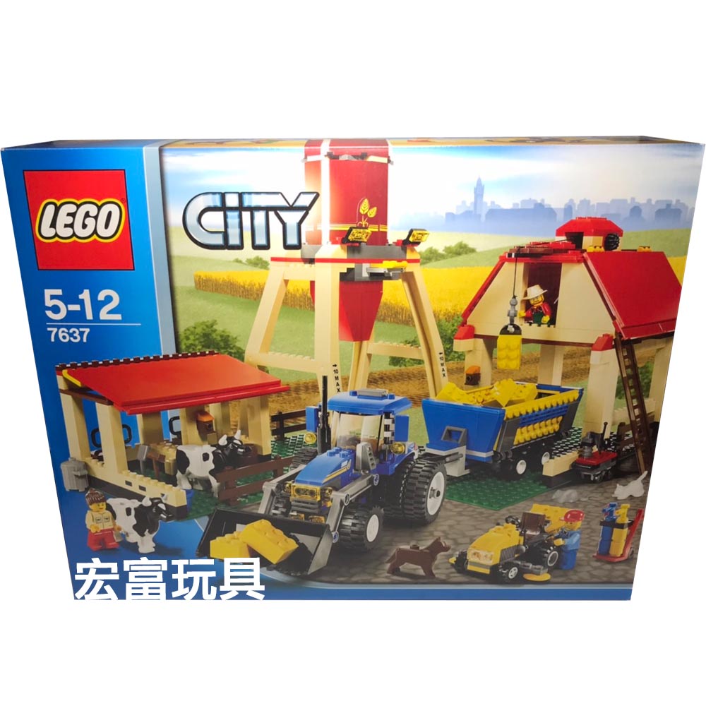 台中＊＊宏富玩具＊＊【限量絕版品】樂高積木 LEGO 7637 City 樂高農莊 | 蝦皮購物
