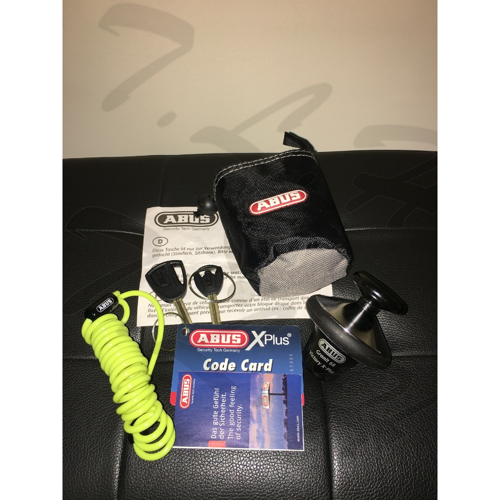 德國 ABUS 機車 防盜鎖 GRANIT victory X-Plus 68 陀螺碟煞鎖 飛碟 碟煞鎖 飛碟鎖 陀螺鎖 | 蝦皮購物